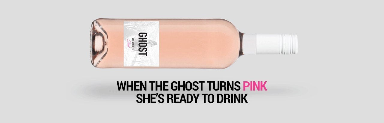 Ghost Wines-Premium Wine With Temperature Sensitive Labels.
